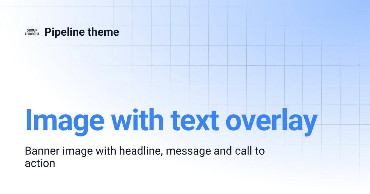 Image with text overlay | Pipeline v5 | Pipeline theme