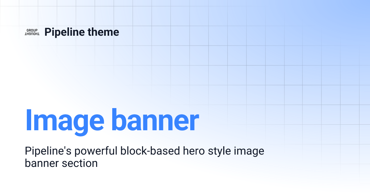Image banner | Pipeline theme